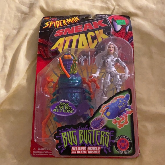 Toybiz | Toys | Spiderman Silver Sable | Poshmark